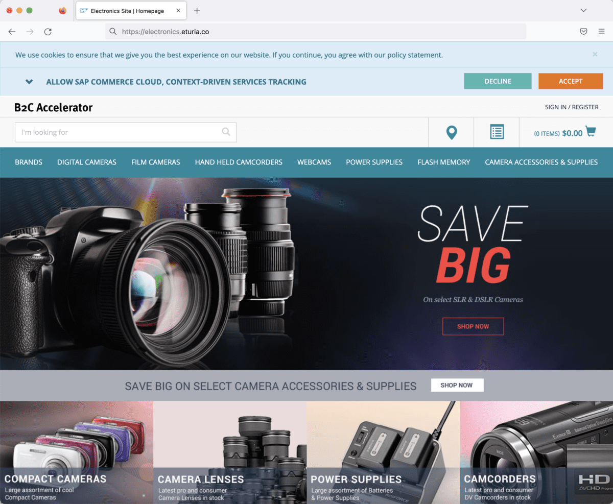 SAP Commerce Cloud Accelerators